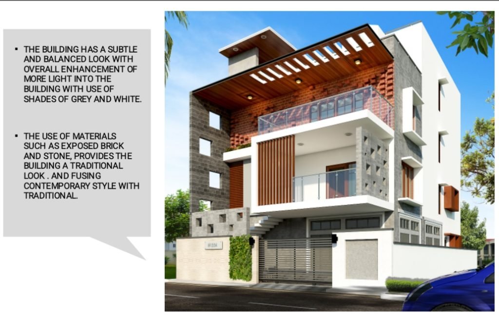 Fusion of Contemporary and Traditional Architecture