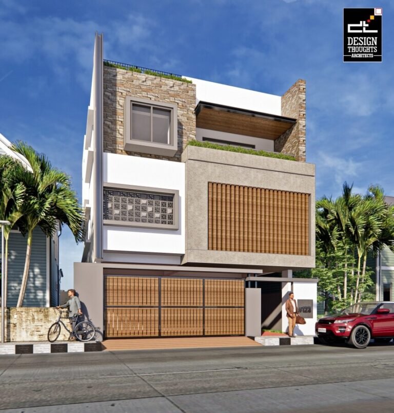 The Texture Blending Contemporary Home - Design Thoughts Architects